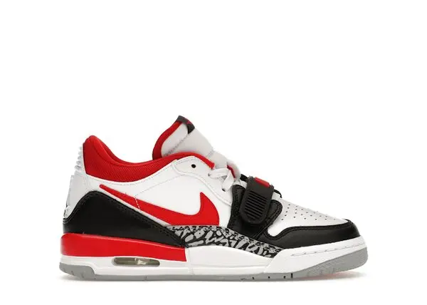 JORDAN Legacy 312 Low Sneakers - White/fire Red/black