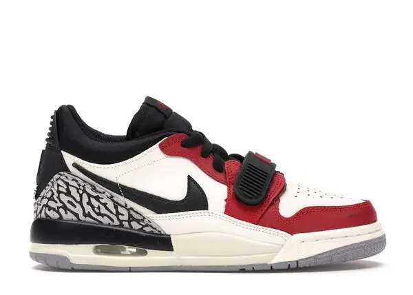 JORDAN Legacy 312 Low Chicago Sneakers - Summit White/black/varsity Red