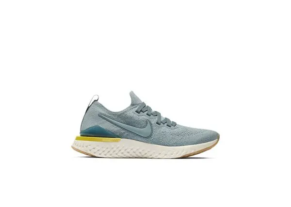 Nike Epic React Flyknit 2 Sneakers - Aviator Grey/black/blue Fury