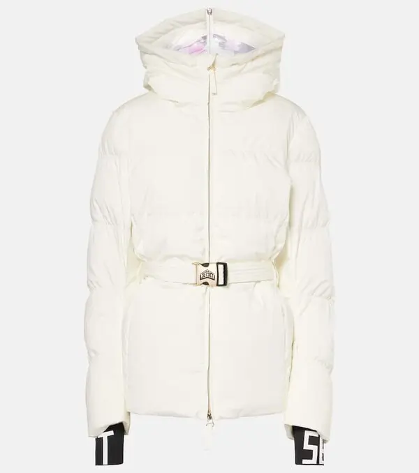 JETSET Chamonix Belted Ski Jacket - White