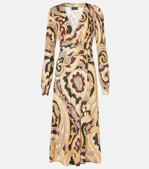 Etro Printed Midi Dress - Multicoloured