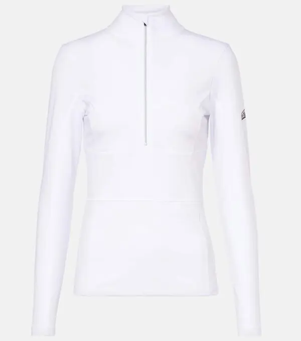 JETSET Ginger Half-zip Top - White