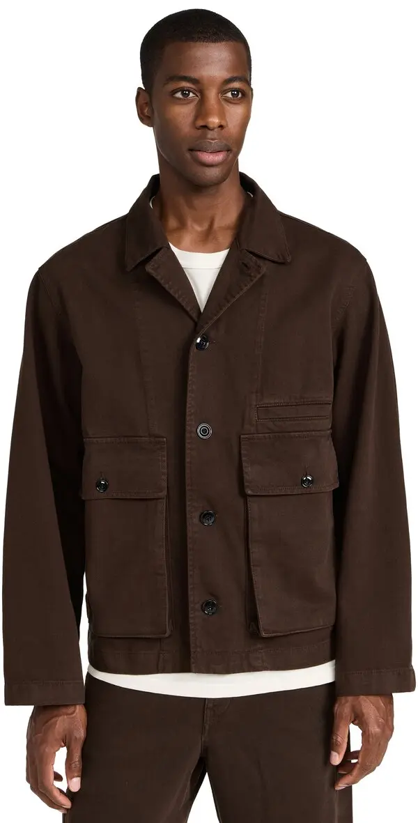 LEMAIRE Boxy Jacket - Espresso | Editorialist