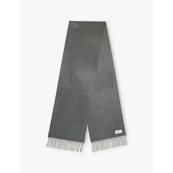 Johnstons Of Elgin Fringed Brushed-cashmere Scarf