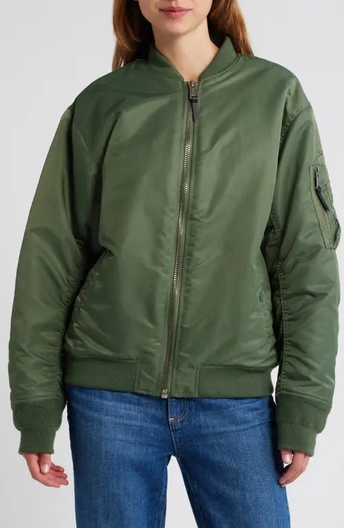 SCHOTT Nylon Ma-1 Flight Jacket - Sage