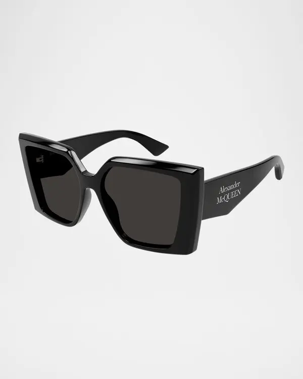 Alexander McQueen Square Acetate Sunglasses