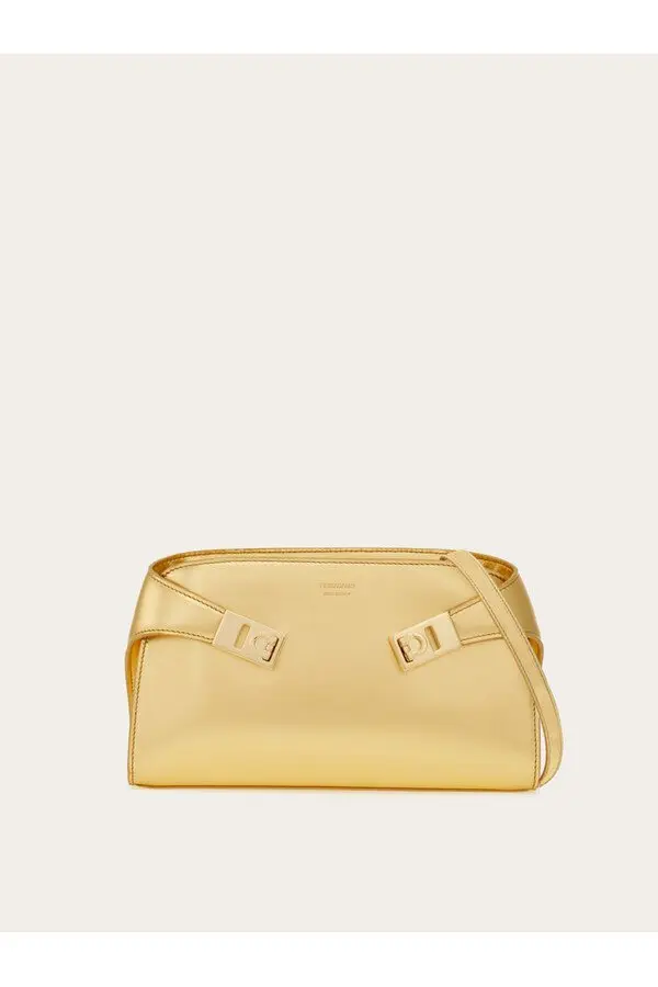FERRAGAMO Metallic Hug Mini Crossbody Bag