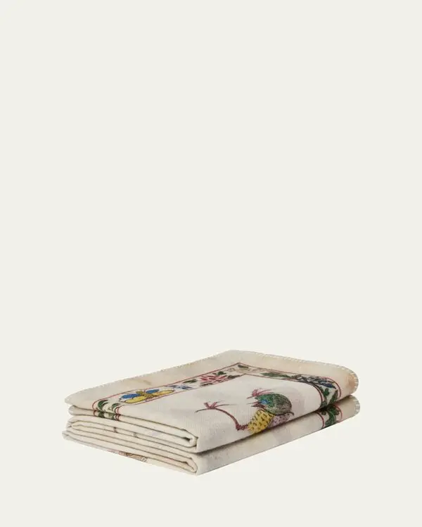Alonpi Peacock & Feather Throw Blanket