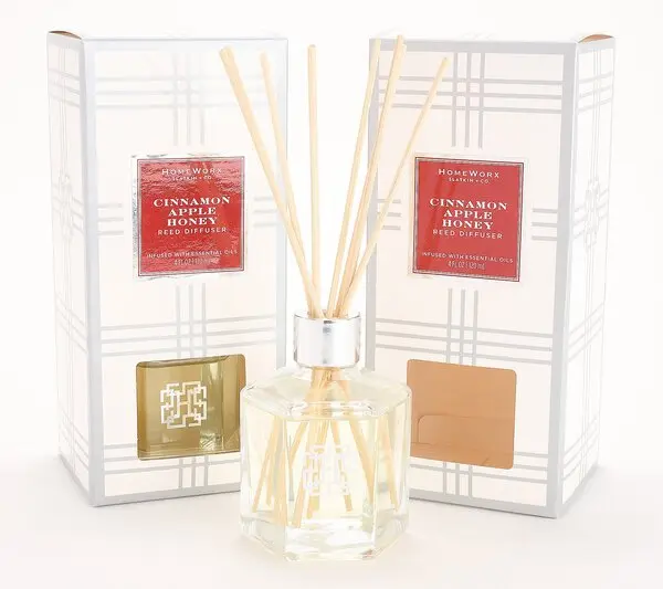 HOMEWORX BY SLATKIN + CO. S/2 Cinn Apple Honeyreed Sticks