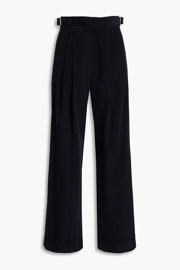 LE17SEPTEMBRE Pleated Corduroy Wide-leg Pants