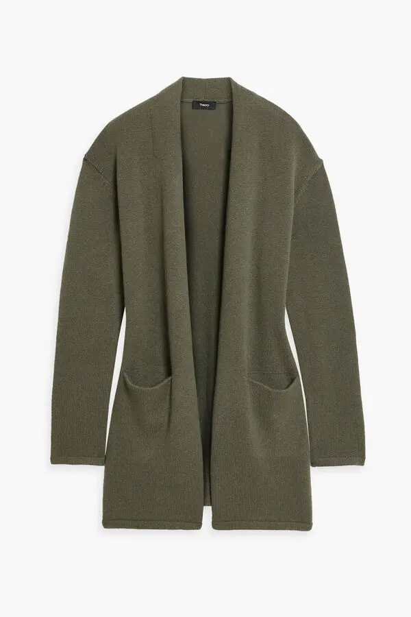 Theory Wool And Cashmere-blend Cardigan