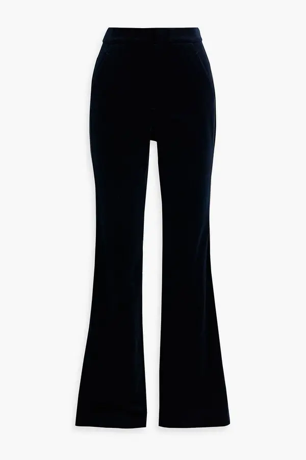 A.L.C. Sophie Ii Satintrimmed Flared Pants