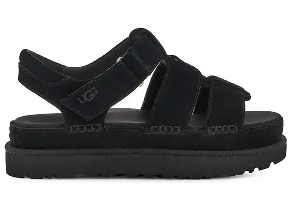 UGG Goldenstar Strap Platform Sandal - Black