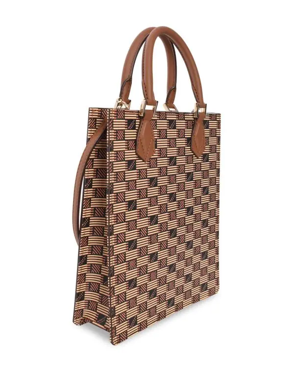 Moreau Monogram-print Tote - Brown