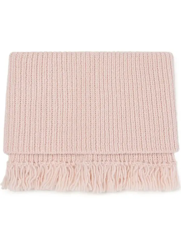 Our Legacy Fringe-detailing Scarf - Pink