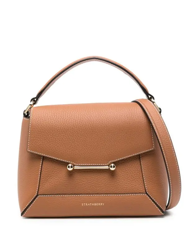 Strathberry Mosaic Tote Bag - Brown