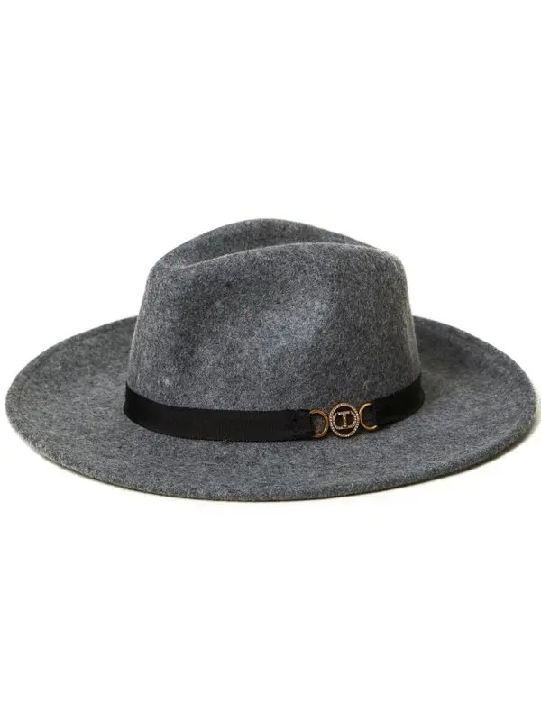 TWINSET Wool Hat - Grey