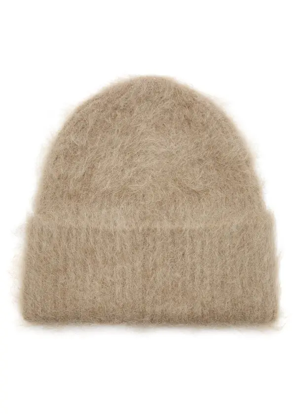 TOTÊME Alpaca-blend Beanie - Taupe