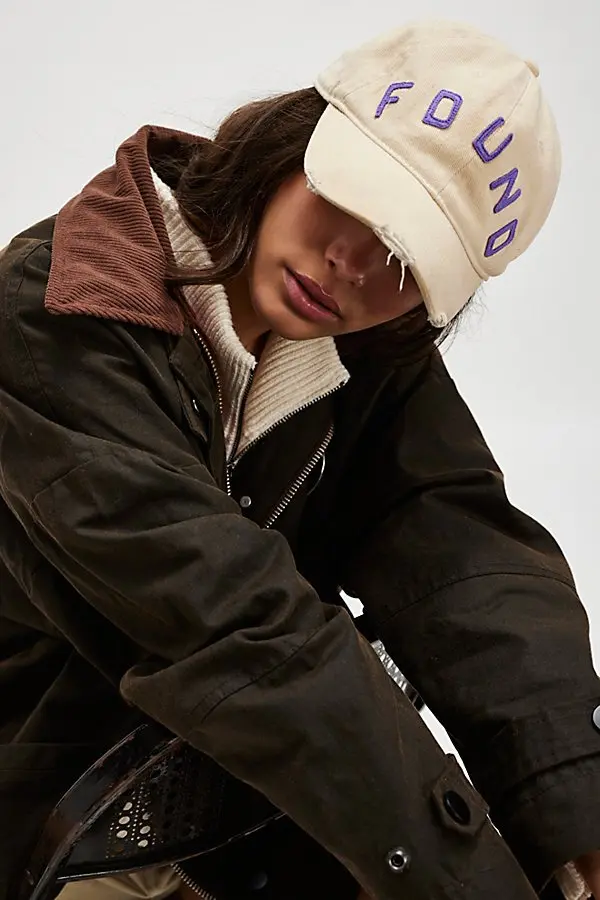 Found Felt Patch Cap In Ivory - 57% Off | Editorialist display picture 2