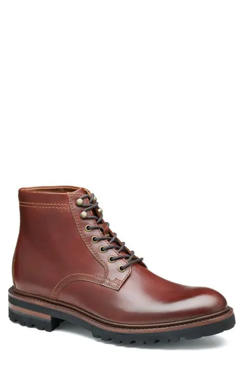 Johnston & Murphy Dudley Plain Toe Lug Boot