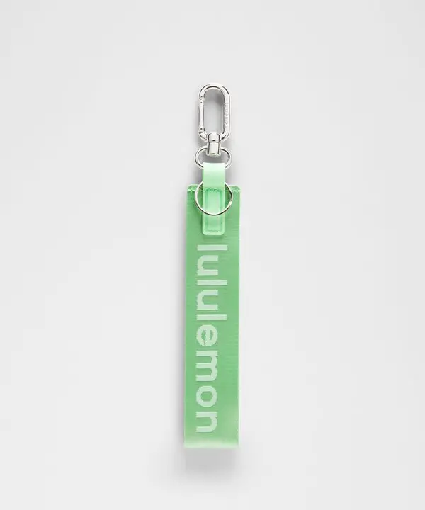 Lululemon Never Lost Keychain - Citra Lime/white