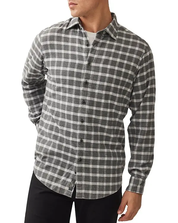 Rodd & Gunn Mclaren Falls Button Front Shirt - Granite