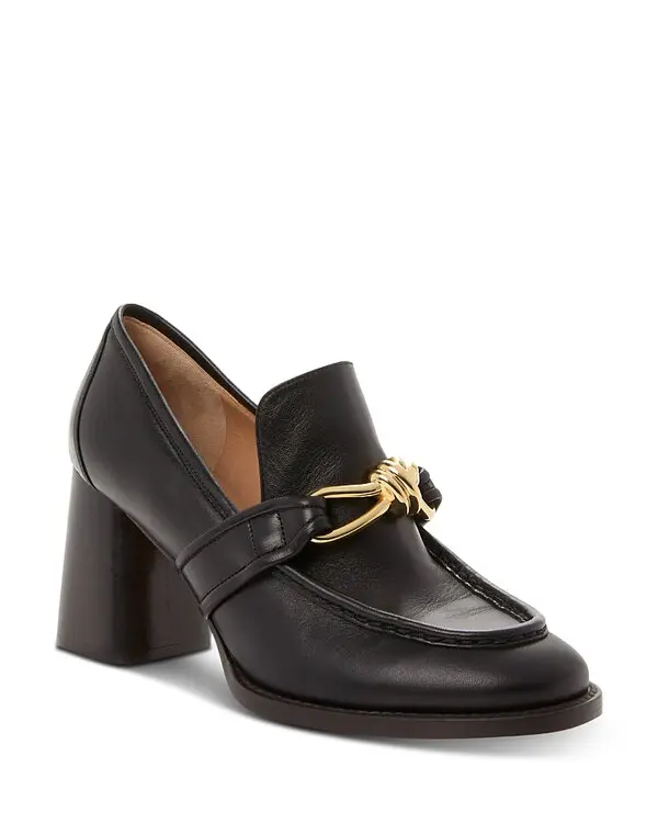 Bottega Veneta Astaire Leather Pumps - Nero