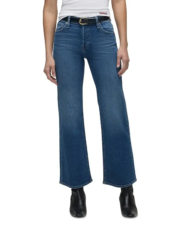 Hudson Jeans Rosie High-rise Wide-leg Ankle Jeans