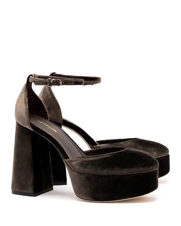 Larroude Ari Platform Pumps - Expresso