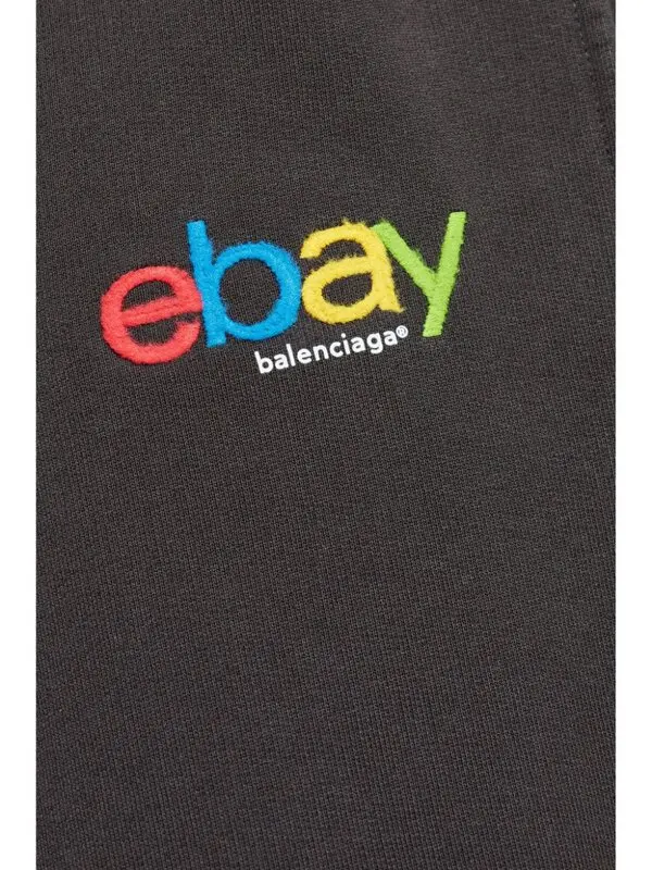 Balenciaga Slogan-embroidered Track Pants