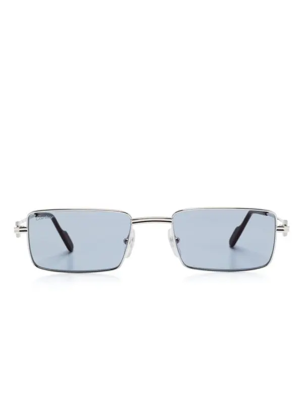 CARTIER Rectangle-frame Sunglasses
