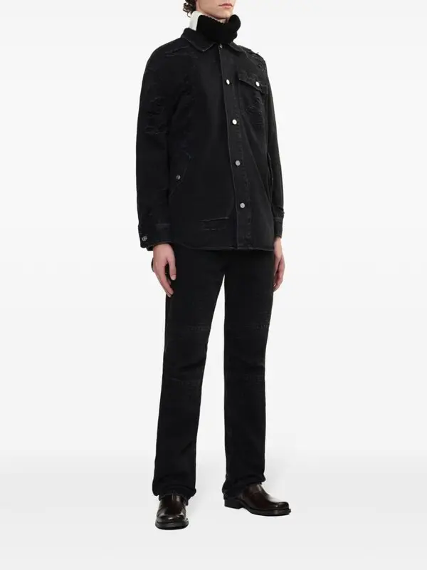 Helmut Lang Distressed-effect Shirt - Black