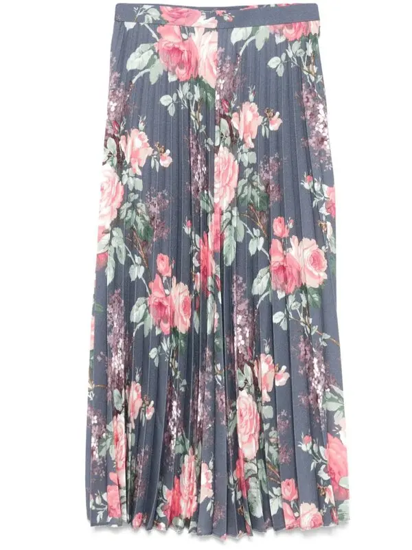 Junya Watanabe Floral-print Midi Skirt