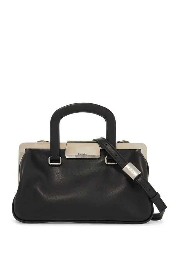 Max Mara Small Leather Handbag - Black | Editorialist