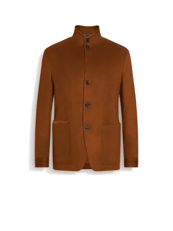 Zegna Oasi Cashmere Il Conte Chore Jacket - Dark Foliage