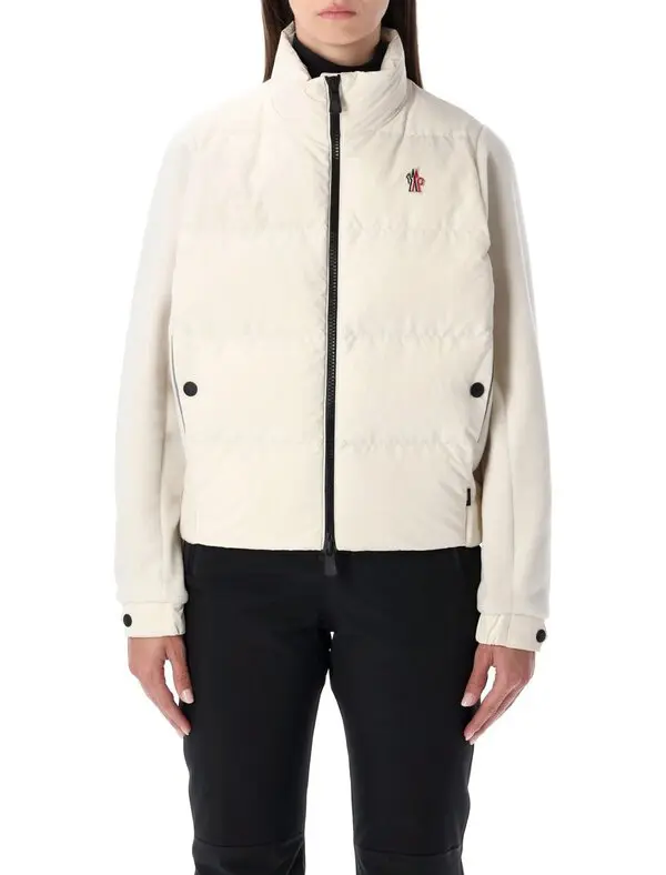 Moncler Polartec® Padded Zip-up Hoodie - White