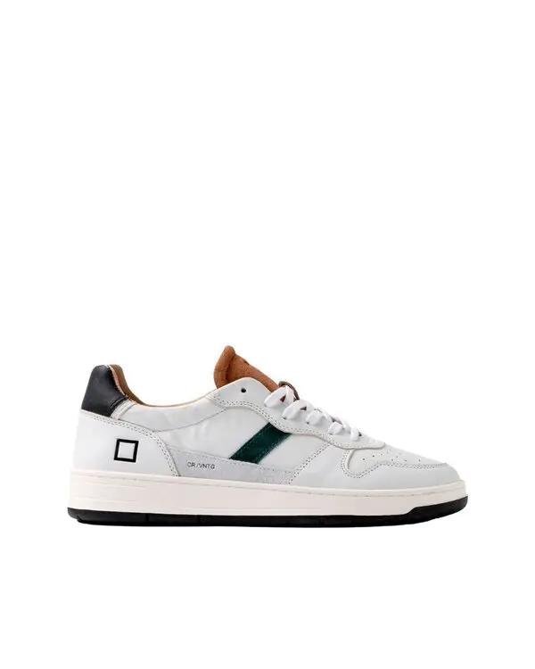D.a.t.e. Lace Up Sneakers - White-cuoio M10d