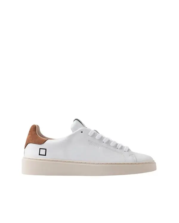 D.a.t.e. Sneakers 2 - White-brown M10d
