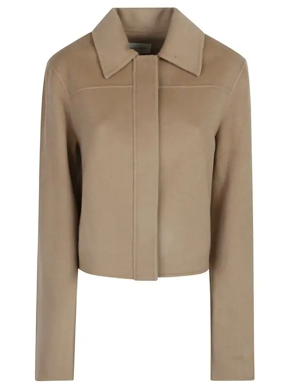 Loulou De Saison Zhanna Short Boxy Coat - Brown
