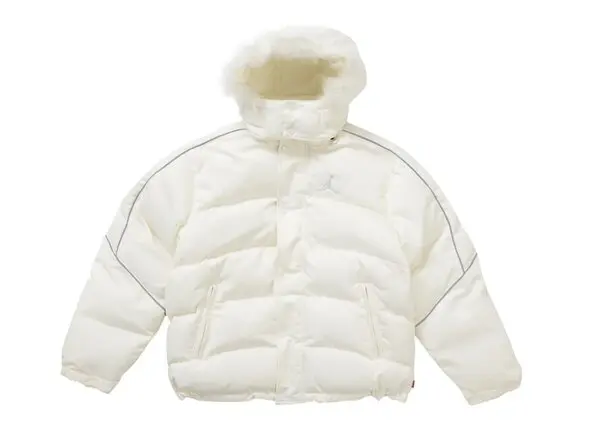 Supreme Jordan Puffer Jacket - White
