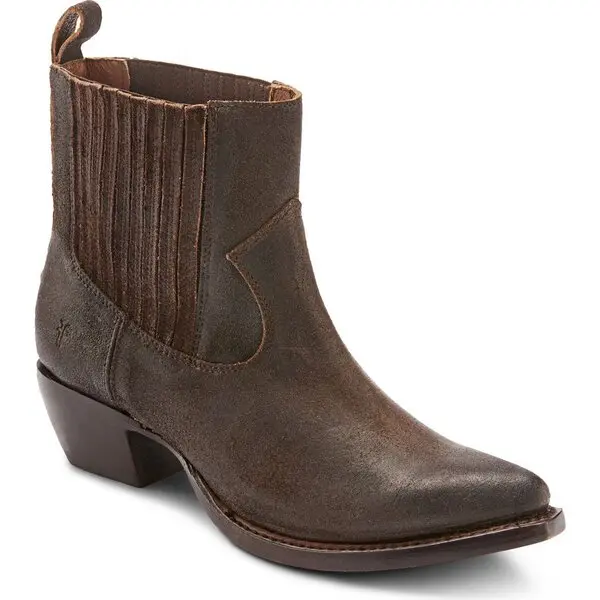 Frye Sacha Western Chelsea Boot - Chocolate