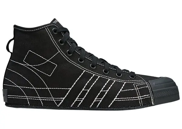 Adidas Nizza Hi Sneakers - Black/off White