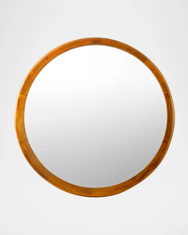 SURYA Brisbane Mango Wood Frame Mirror