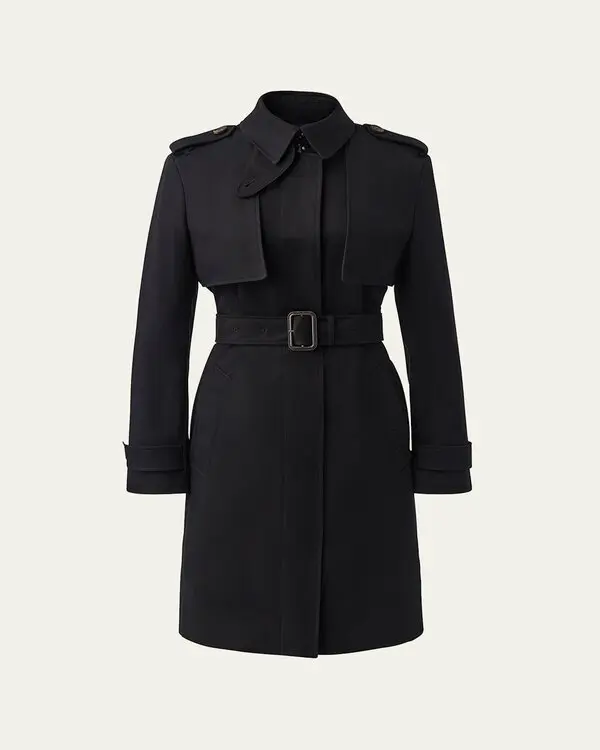 Mackage Winn Trench Coat - Black