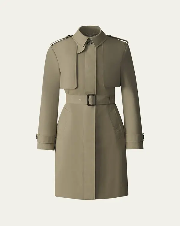 Mackage Winn Trench Coat - Lt Camel
