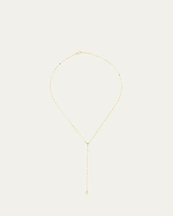 Lana Jewelry 14k Gold Lariat With Diamond