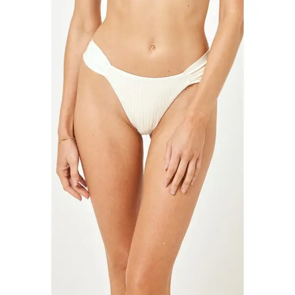 L*Space Dolce Bitsy Bikini Bottoms - Cream