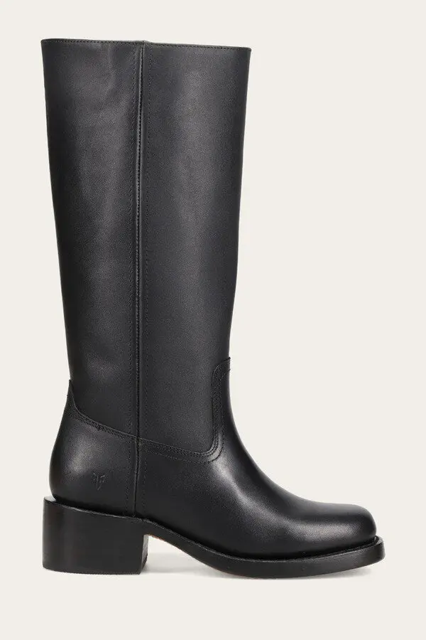 Frye Campus 14l Wide Calf Boots - Black