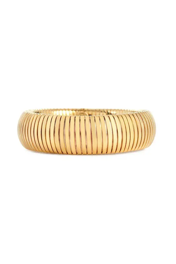 KENNETH JAY LANE Domed Snake Stretch Bracelet