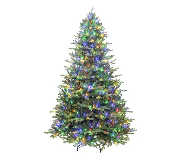 CHRISTMAS TIME 6.5-ft. Saint Nicholas Pine Chri Stmas Tree Wit